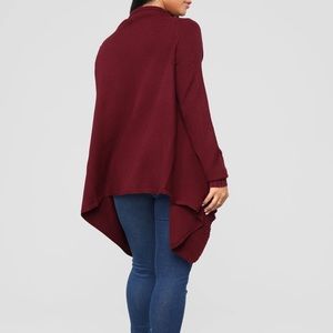 Love Tree | Sweaters | New Draped Front Ribbed Cardigan | Poshmark